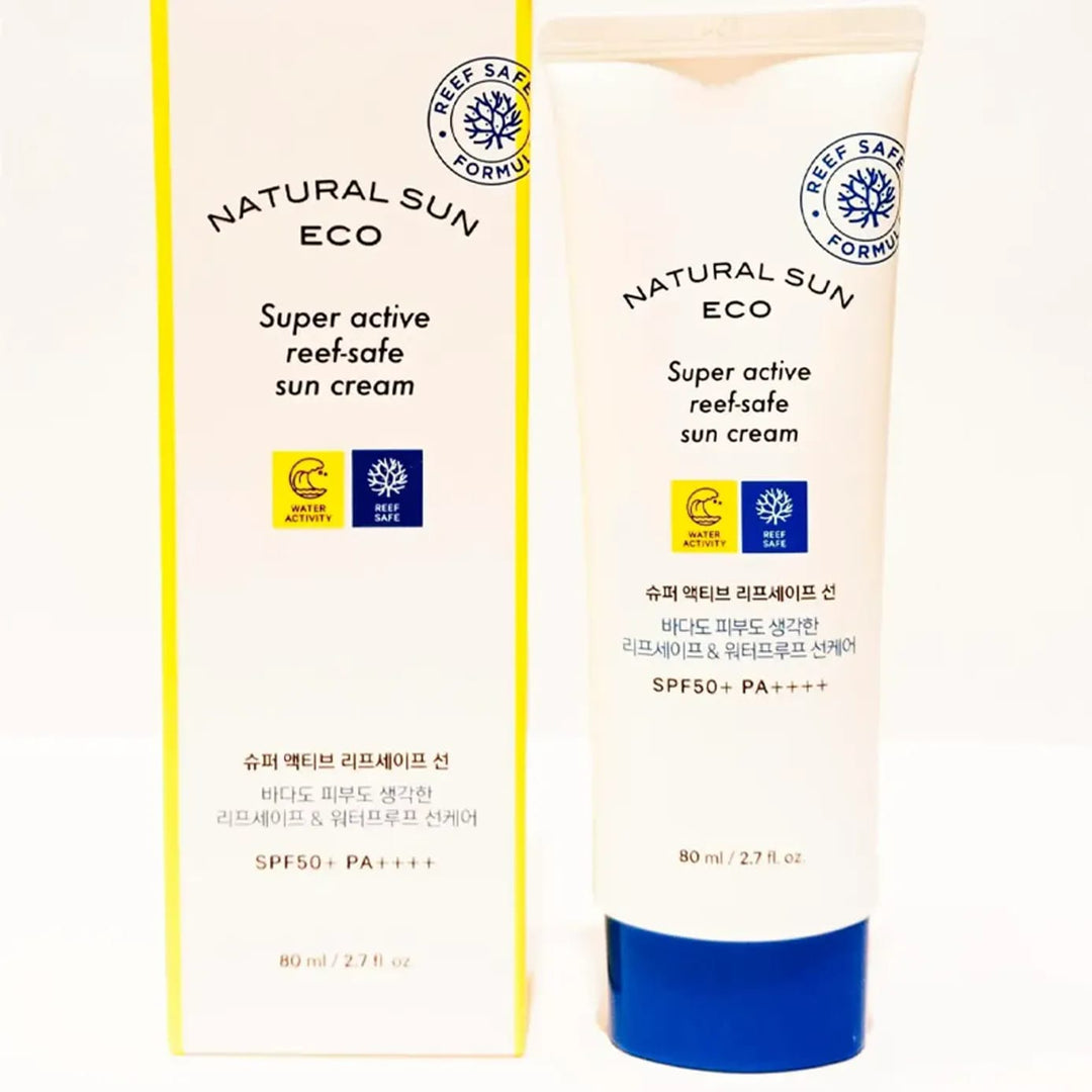 Natural Sun Eco Super Active Reef-Safe Sun Cream - 80ml – THE FACE SHOP