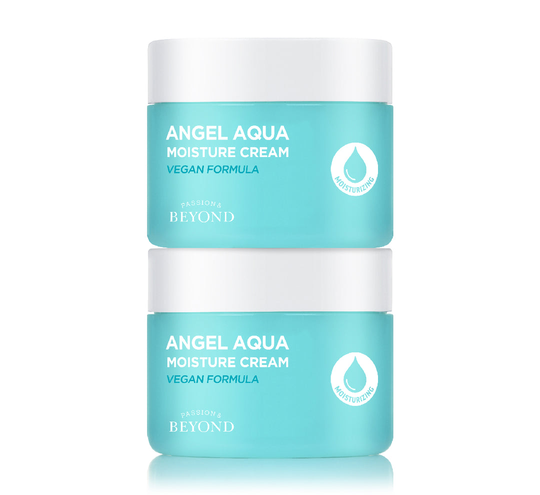 Passion and Beyond Angel Aqua Moisture Cream 150ml+150ml (Vegan) – THE FACE SHOP